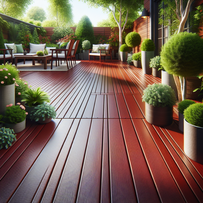 Transform Your Patio With Stunning Red Balau Decking – CH Furnitures